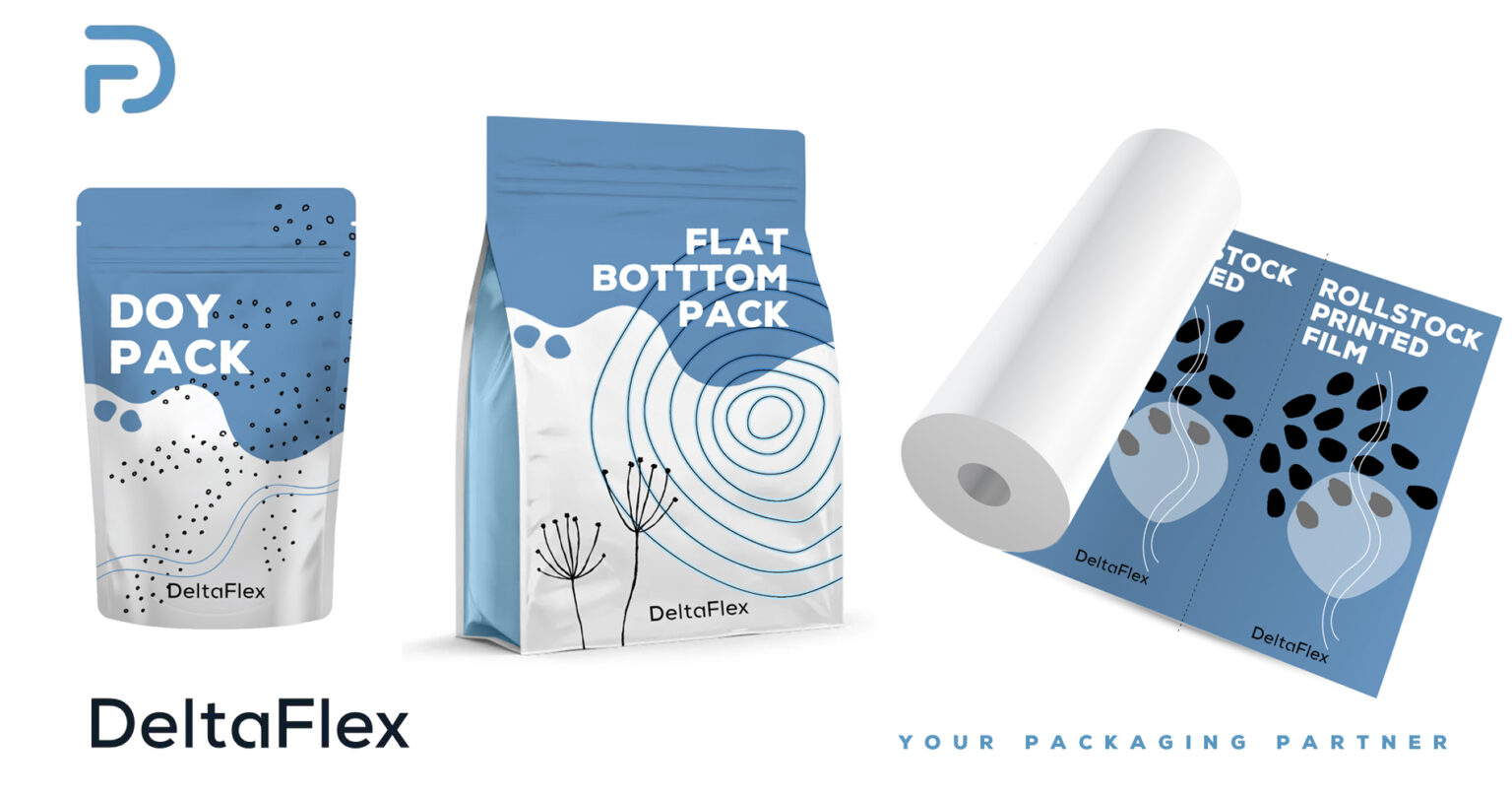 Deltaflex - The sustainable version of flexible packaging.